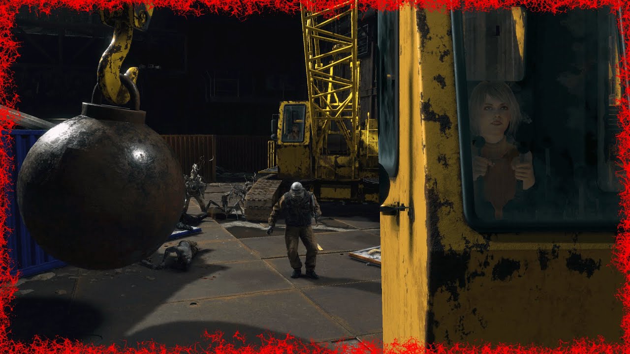 Resident Evil 4 Remake Protect Ashley In The Wrecking Ball Ps5 4k