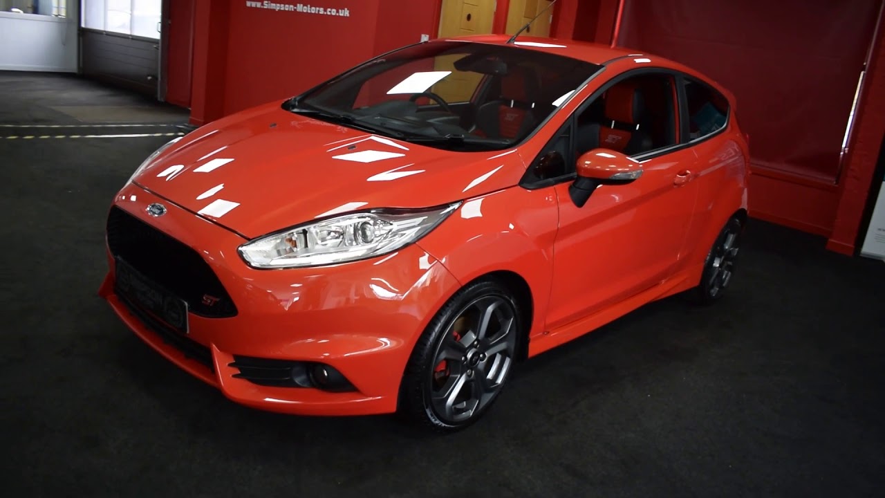 Molten Orange Fiesta ST-3 - YouTube