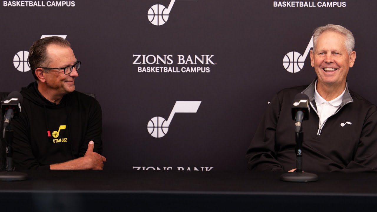 Offseason Update with Danny Ainge and Justin Zanik | Utah Jazz Press ...