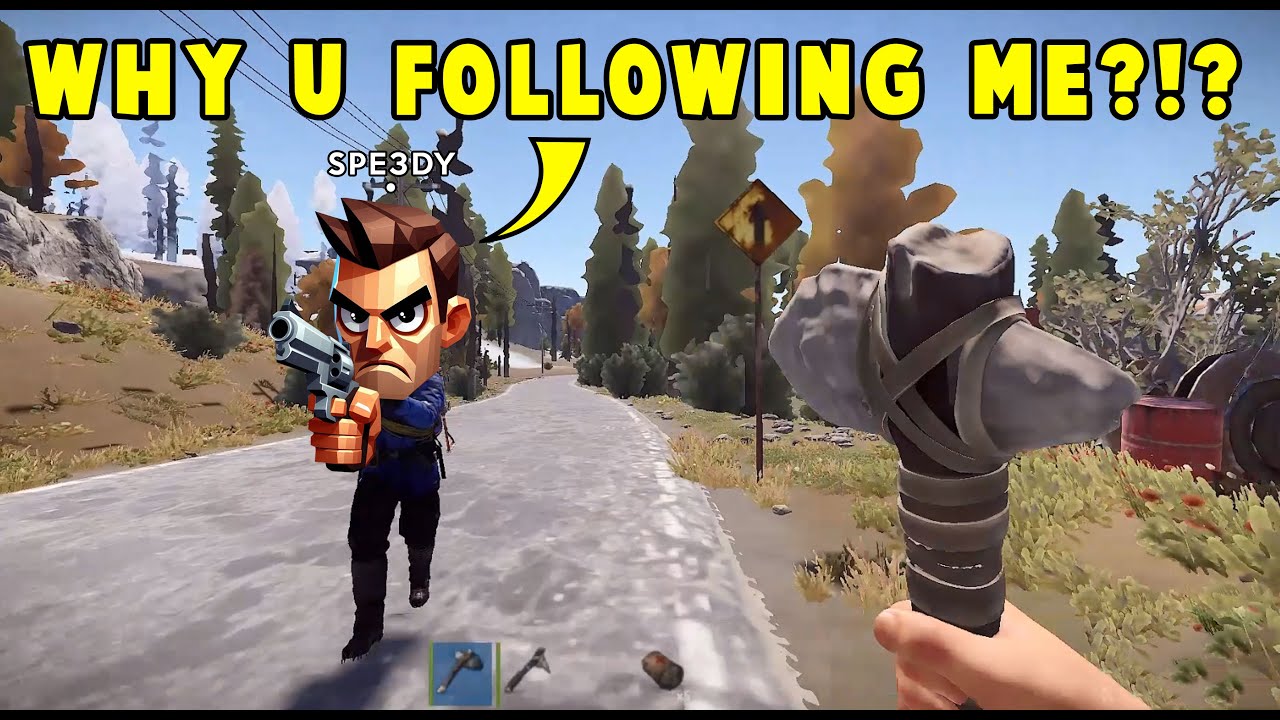 Wake up and go for broke! Funny Rust Clips - YouTube