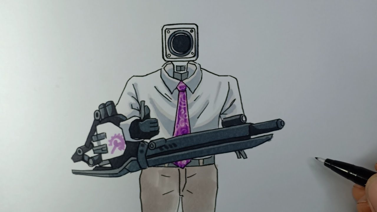 How To Draw Engineer Medic Cameraman Destroyed In skibidi toilet 73 ...