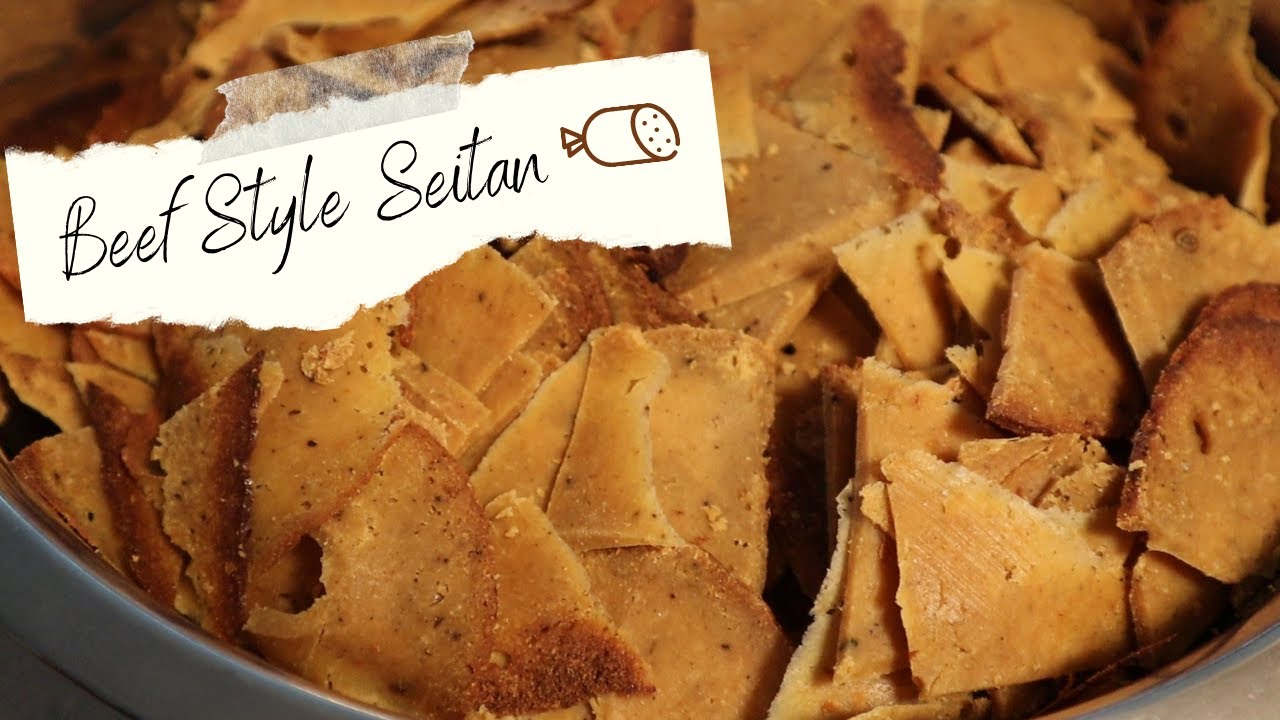 Beef Style Seitan // PLANT BASED WHEAT MEAT - YouTube