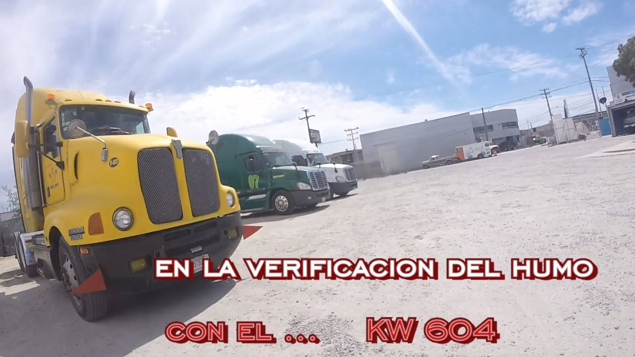 en el kenworth amarillo T-604 - YouTube