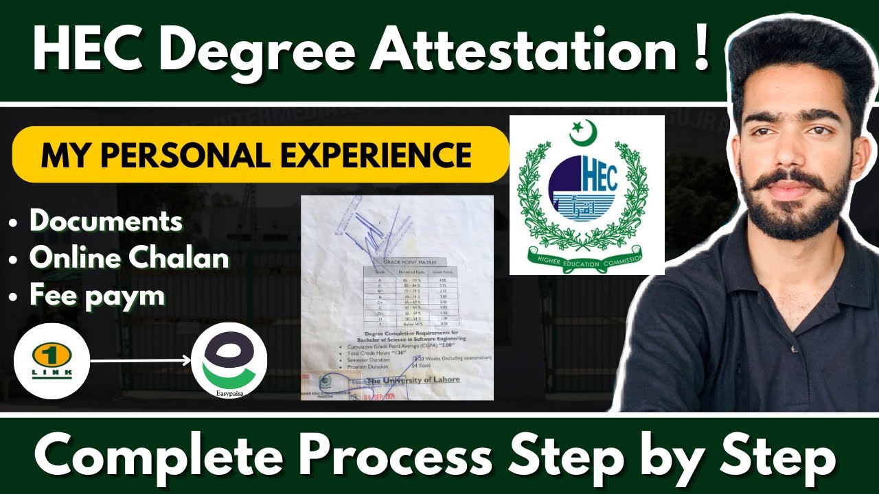 How to Attest degree from HEC | HEC Attestation procedure - YouTube