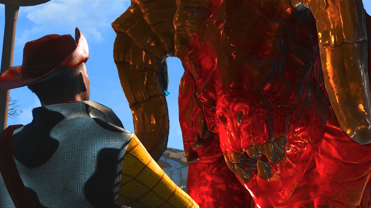 I Became A DEATHCLAW in Fallout 4.. - YouTube