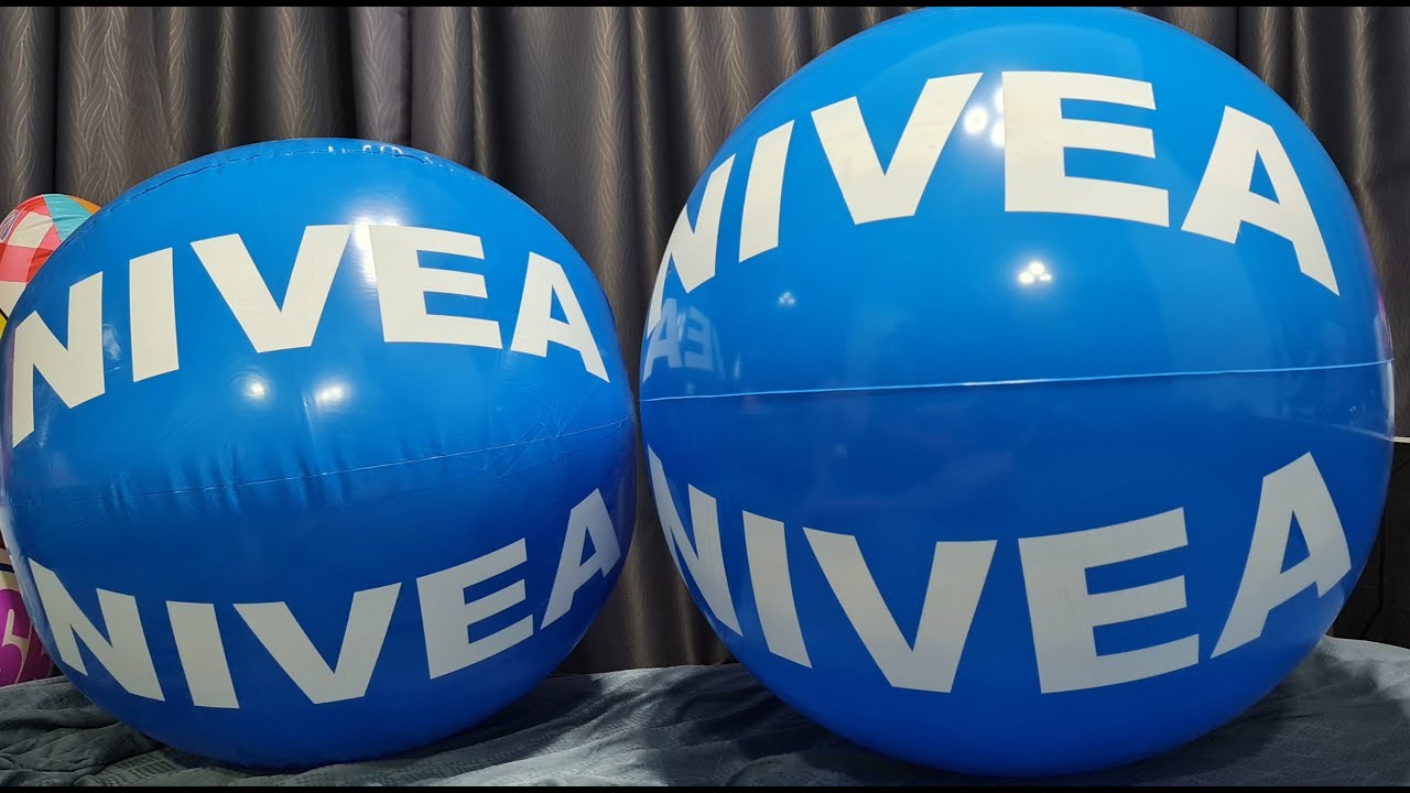 Ultra rare nivea extra large beach ball treated - YouTube