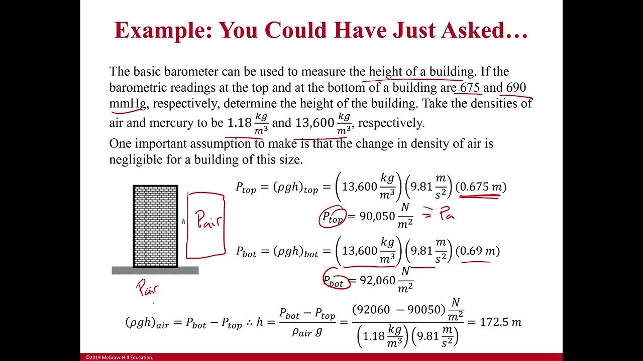 Example: Using Hydrostatic Pressure - YouTube