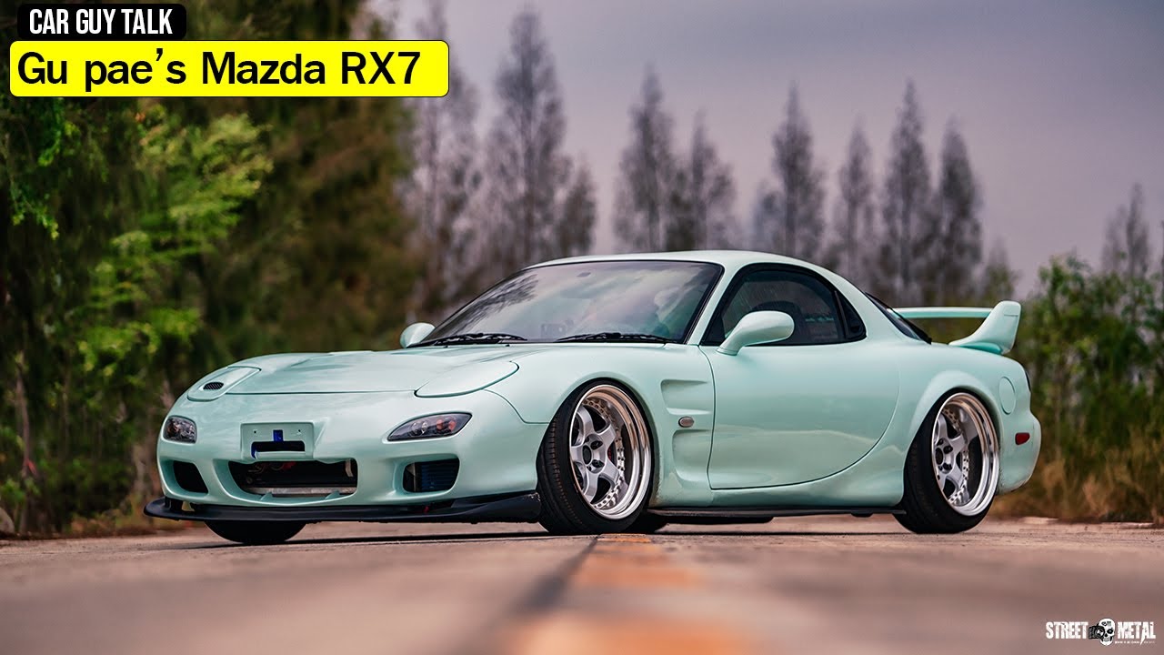 Stanced Mazda Rx7