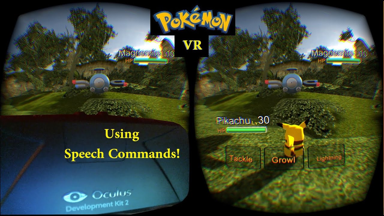 Pokemon VR Demo (Oculus Rift Dk2) EPICNESS! - YouTube
