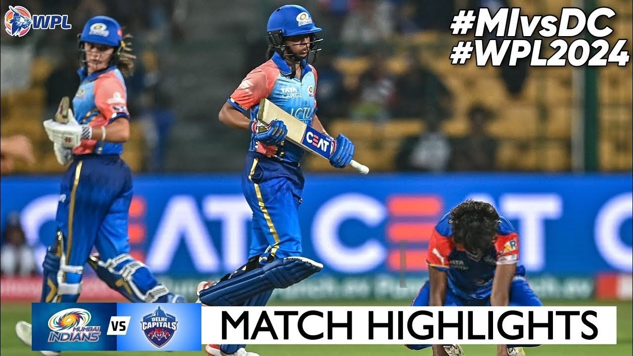 MI vs DC 1st Match WPL 2024 Highlights | Women IPL Highlights 2024 ...