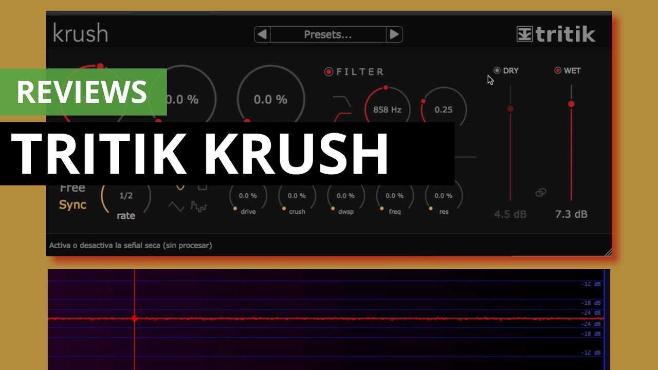 Review de Tritik Krush, plugin freeware de distorsión - YouTube