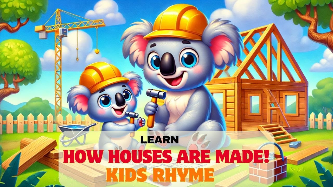 The House Building Song | Learn How Houses Are Made | Kids Rhymes ...
