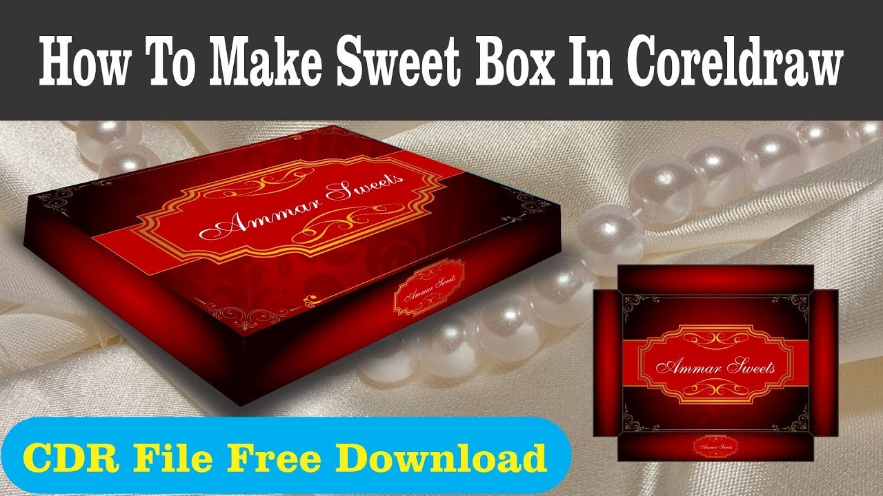 How To Make Sweet Box-Packaging Design In Coreldraw | By Future Academy ...