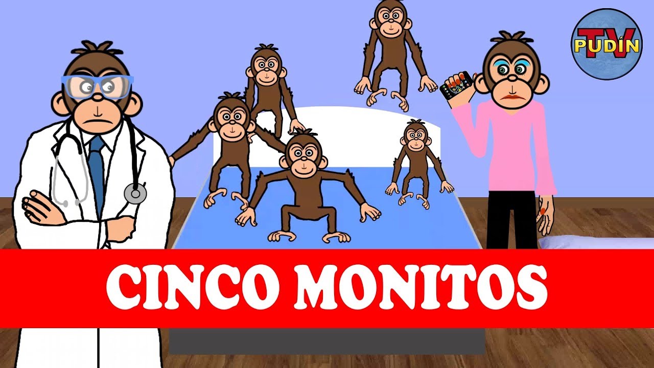 Cinco Monitos Saltaban en la Cama - y más | Canciones infantiles MIX ...