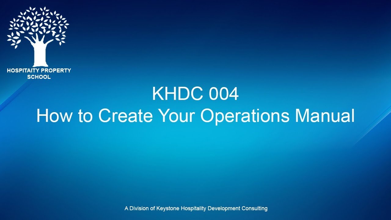 How to Create Your Operations Manual | Ep. #004 - YouTube