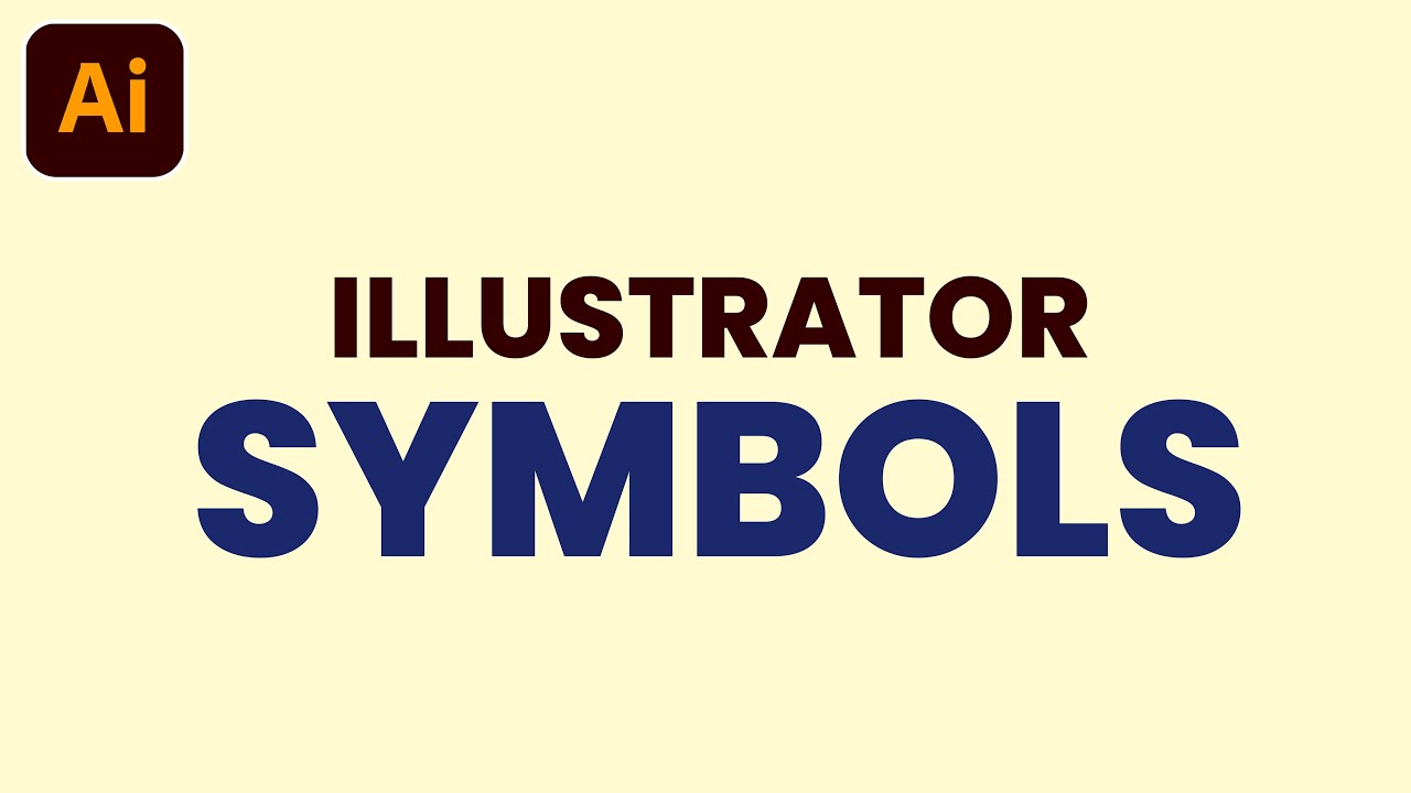How to Work Faster Using Symbols in Adobe Illustrator - YouTube