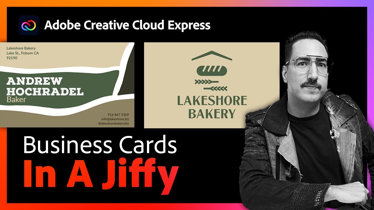 Design a Business Card in Minutes | Adobe Express - YouTube