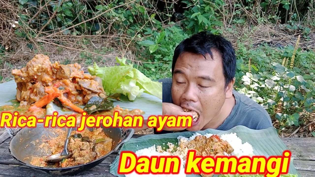 Masak rica-rica jerohan ayam daun kemangi. - YouTube