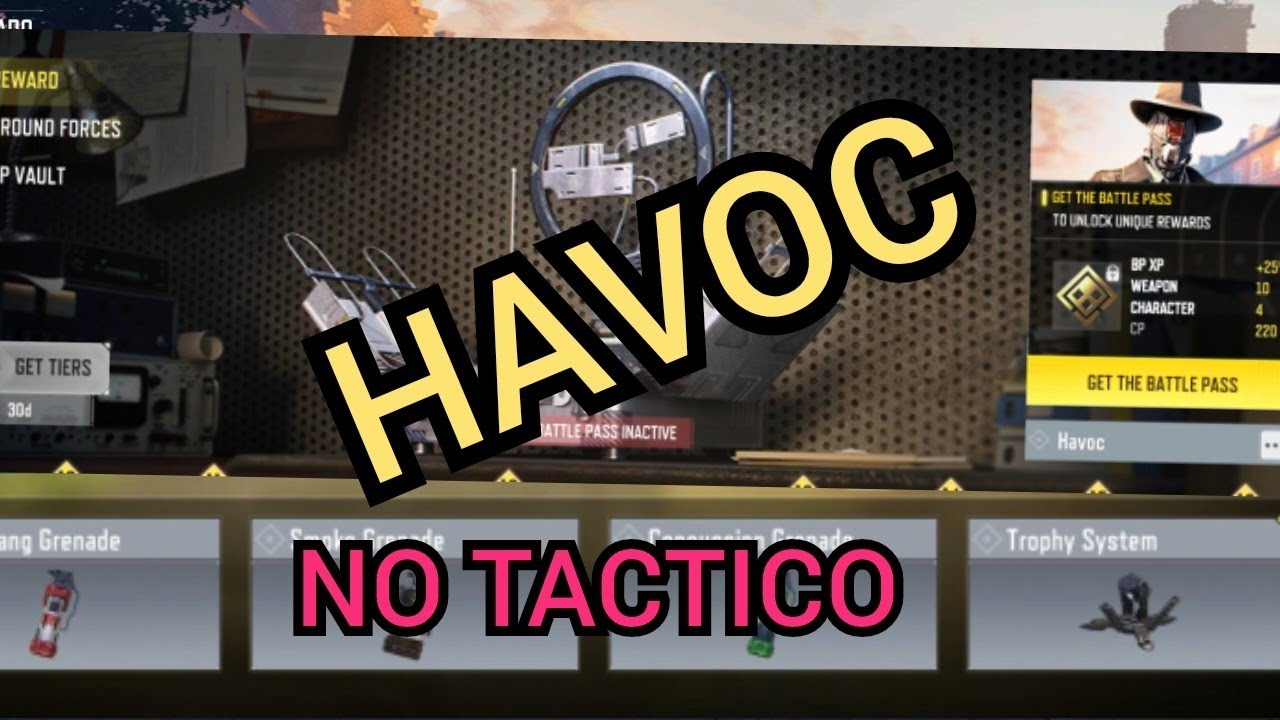 equipamiento no táctico codmobile - DISPOSITIVO HAVOC CODM - YouTube