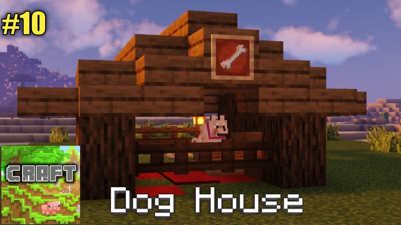 make dog house in craftsman crafting and building #10 - YouTube