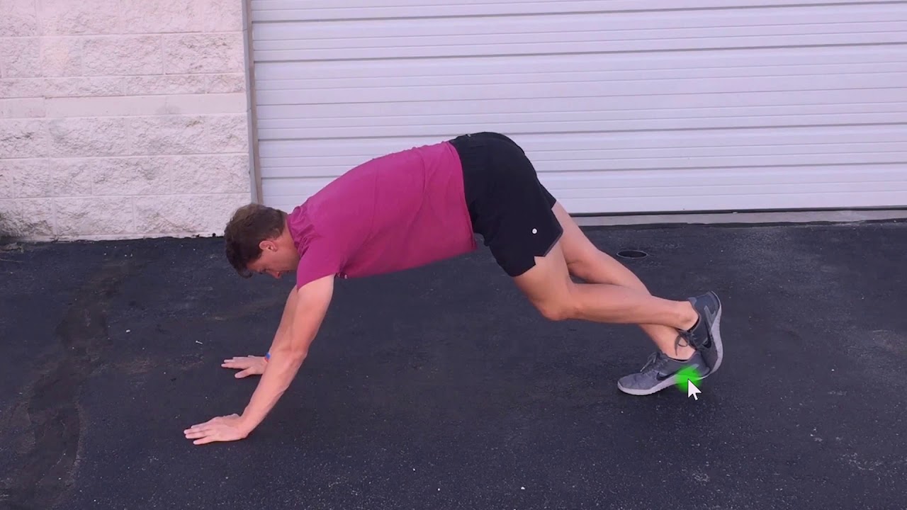Ankle - Active Dorsiflexion Self Mobilization In 3-Legged Downward Dog ...