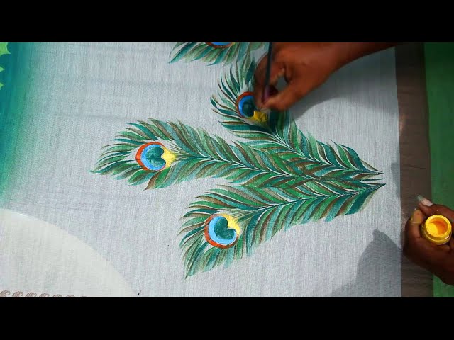 Peacock Feather Designs For Fabric Painting
