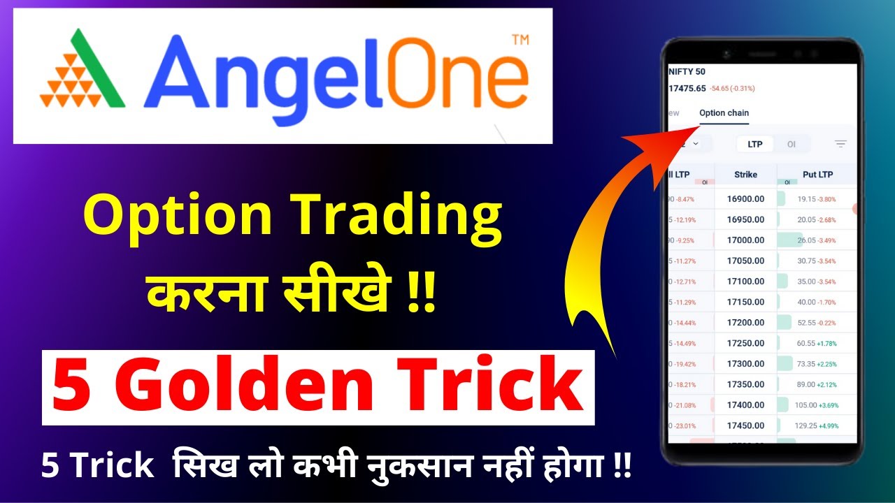angel one app me option trading kaise kare | option trading in angel ...