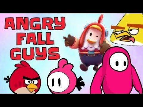ANGRY FALL GUYS (Angry Birds Parodia) - YouTube