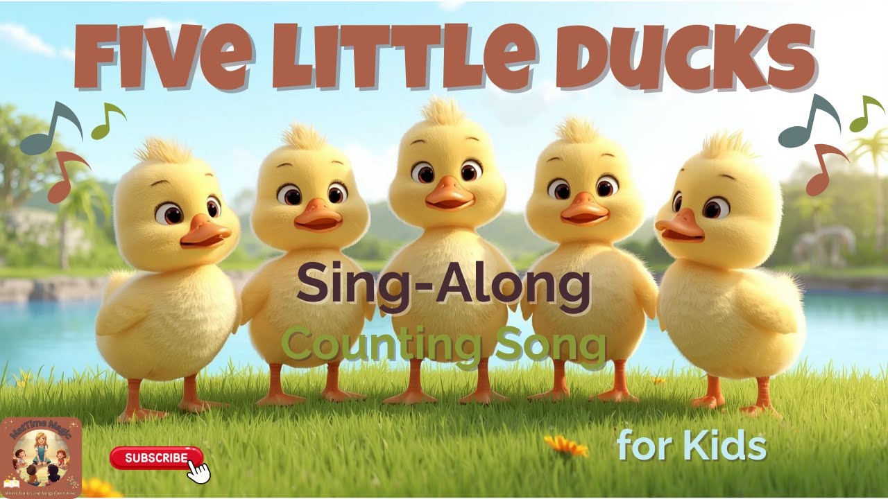 Five Little Ducks | Sing-Along | Counting Song for Kids! - YouTube
