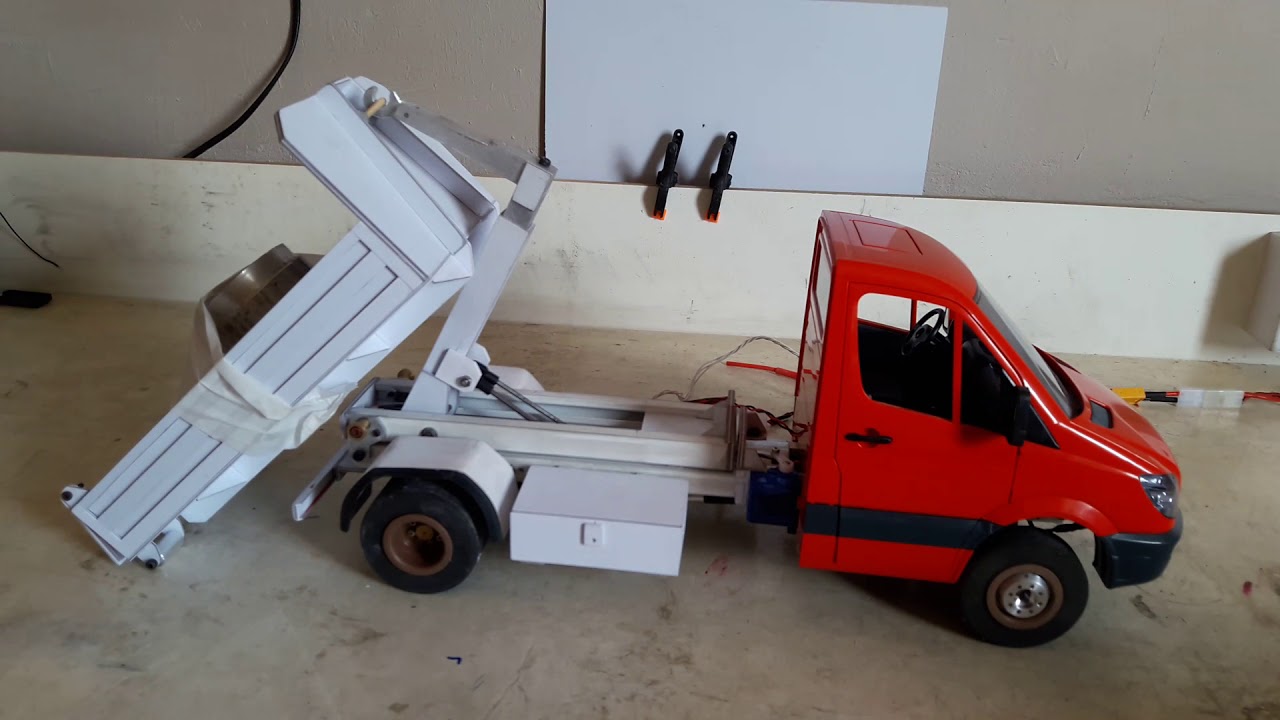 Bruder Sprinter RC Multlift - Teste funcional 01 - YouTube