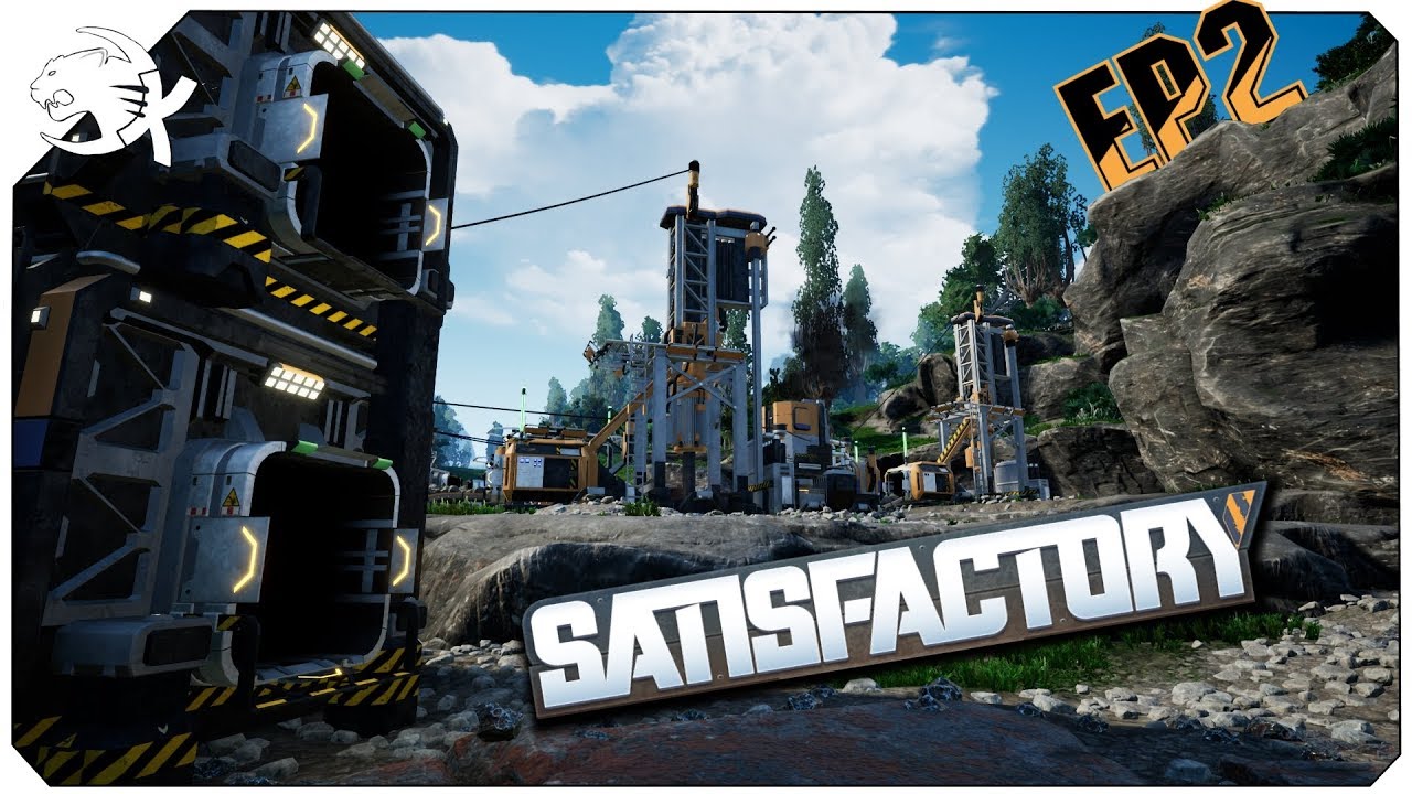 Satisfactory - Ep 2 - Begin van de Automatisering - Alien planet Base ...
