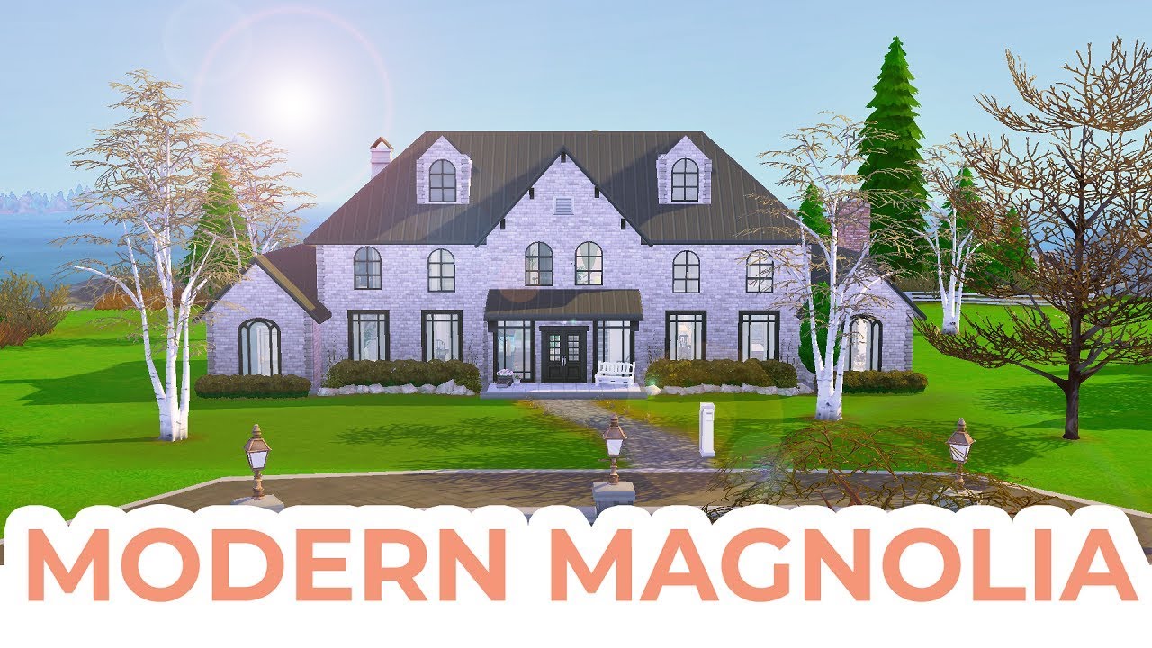 MODERN MAGNOLIA // Family Home Speed Build - YouTube