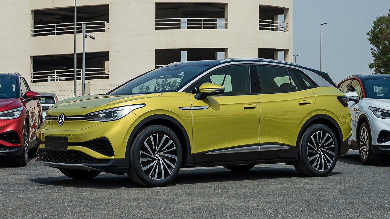 Volkswagen ID.4 X PRO 2022 Yellow - YouTube
