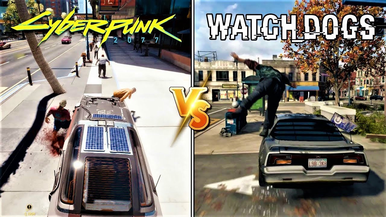 Cyberpunk 2077 vs Watch Dogs 2 part 1 - YouTube
