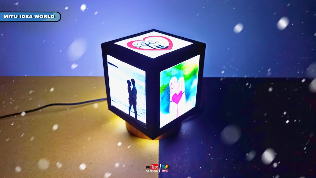 How To Make Photo Box Lamp At Home YouTube how-to-make-photo-box-lamp-at-home-youtube