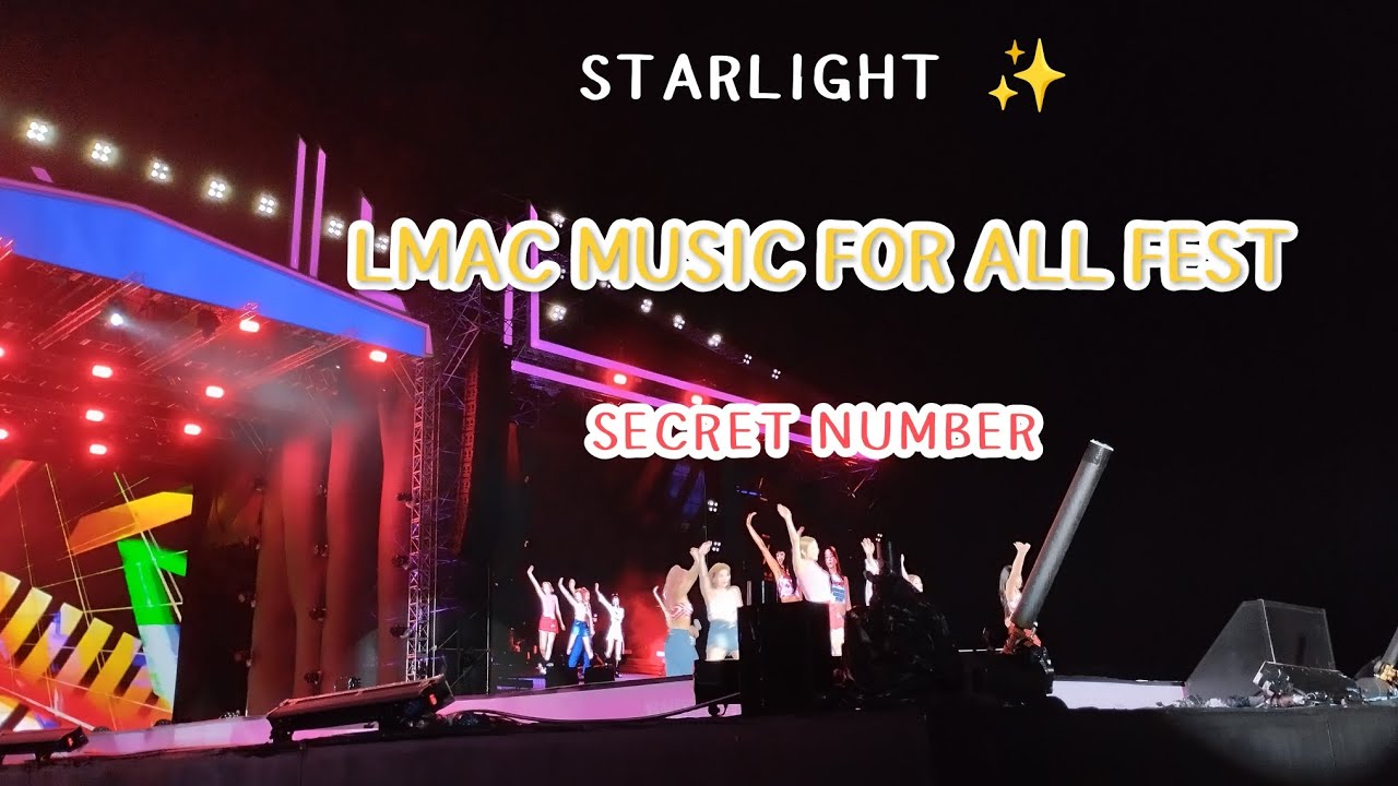 STARLIGHT SECRET NUMBER LIVE AT LMAC SECT GOLD A ️‍🔥 - YouTube