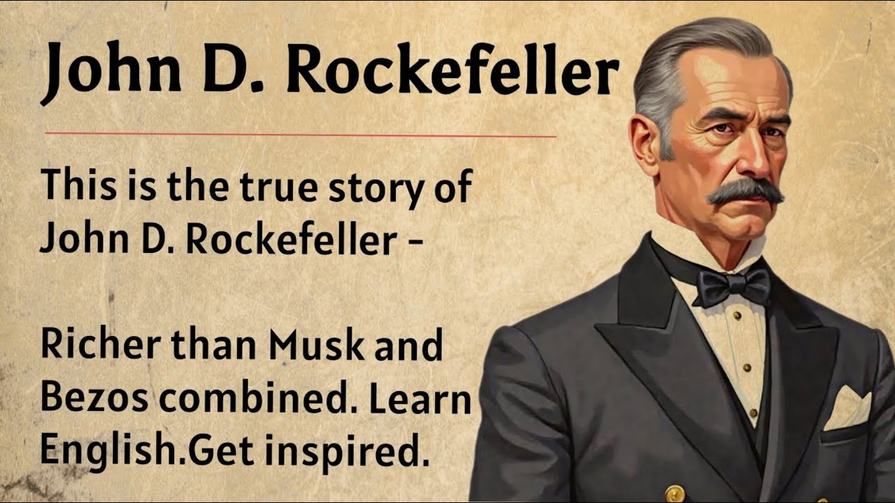 The Untold Story of John D. Rockefeller || Learn English Through Story ...