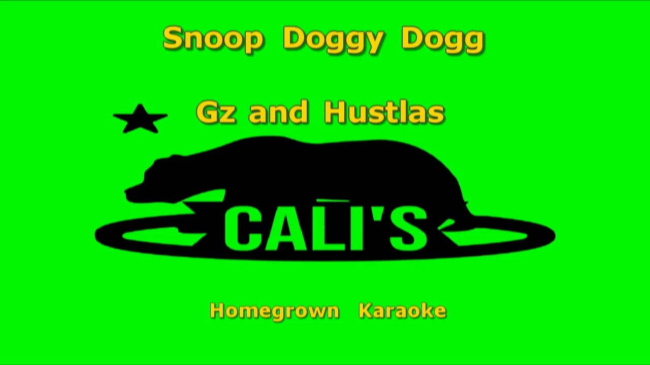 CHK1022 03 Snoop Doggy Dogg Gz and Hustlas [KARAOKE INSTRUMENTAL] - YouTube
