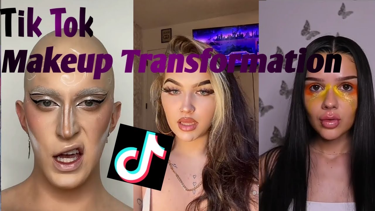 tiktok/ amazing makeup transformations/ compliation - YouTube