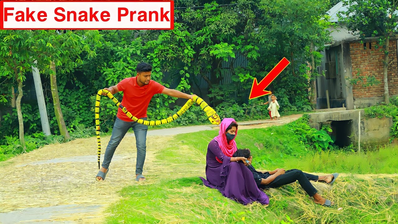 King Cobra Snake prank | Fake Snake prank Video on public | Sutton ...