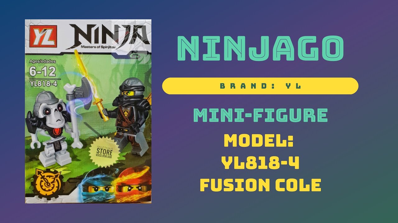 LEGO Unofficial: (YL) - NINJAGO FUSION COLE (YL818-4) BOOTLEG ...