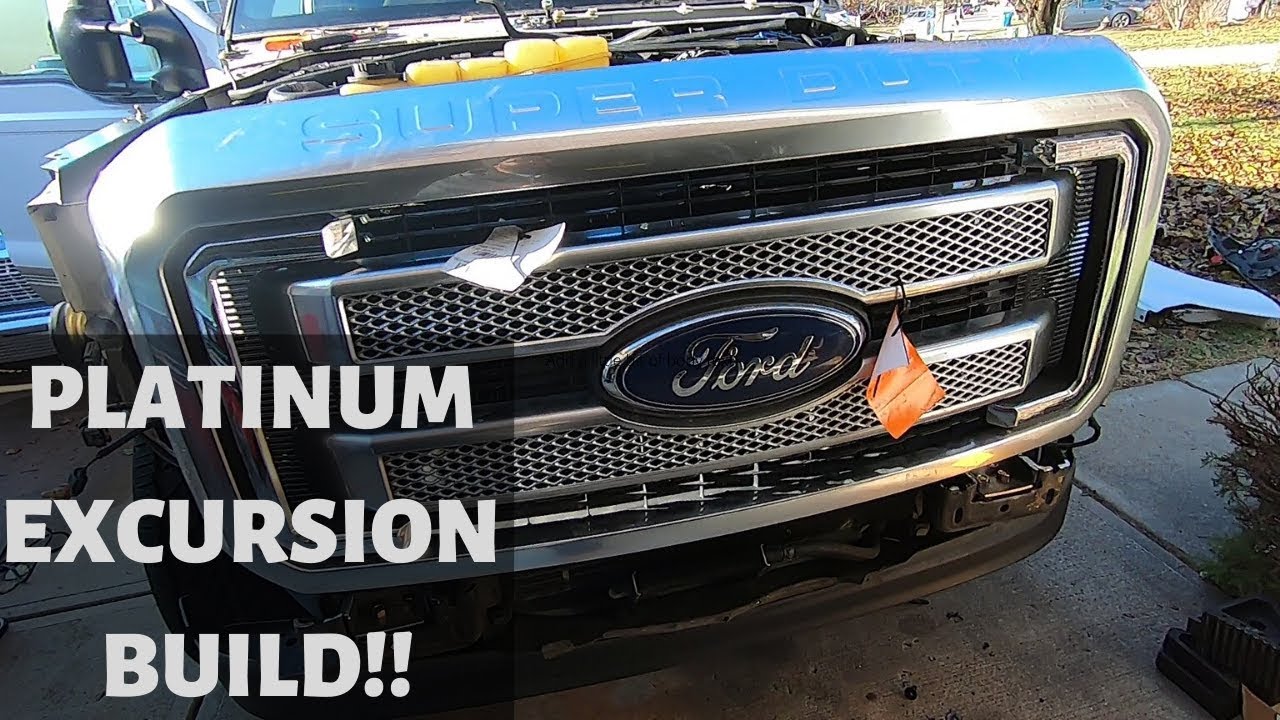 PLATINUM SUPER DUTY FORD EXCURSION CONVERSION FINALLY STARTED!! - YouTube