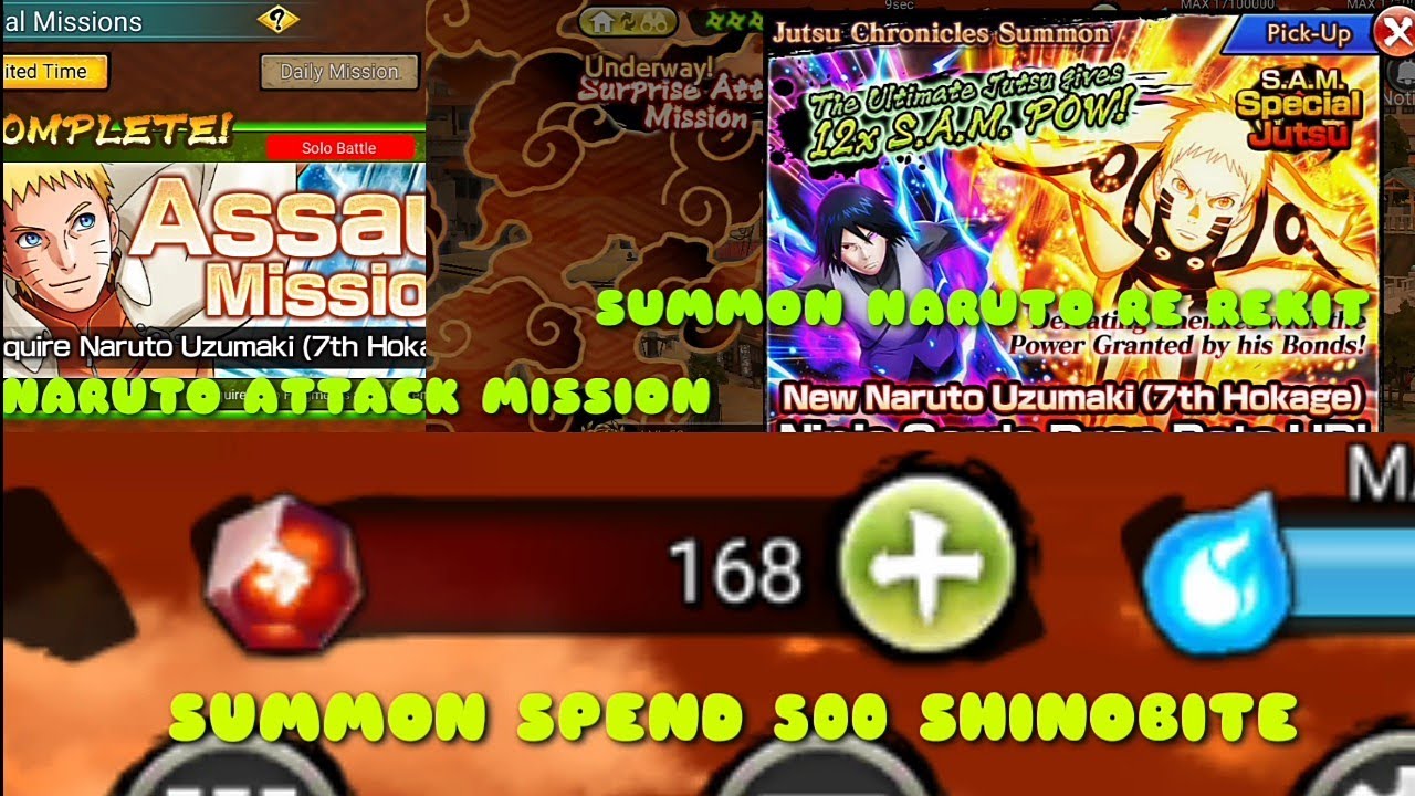 Assault Mission Naruto Hokage And Summon Re Rekit Naruto Hokage - YouTube
