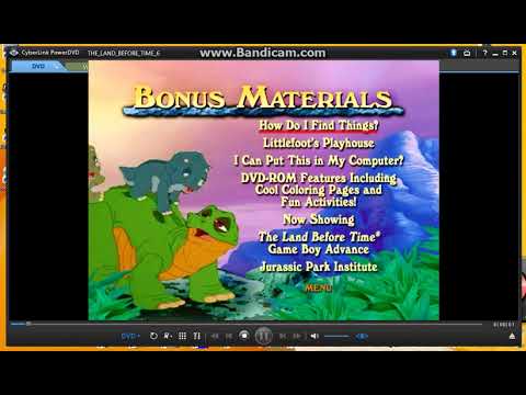 The Land Before Time 6 2003 DVD Menu Walkthrough (2017 Re-Print)