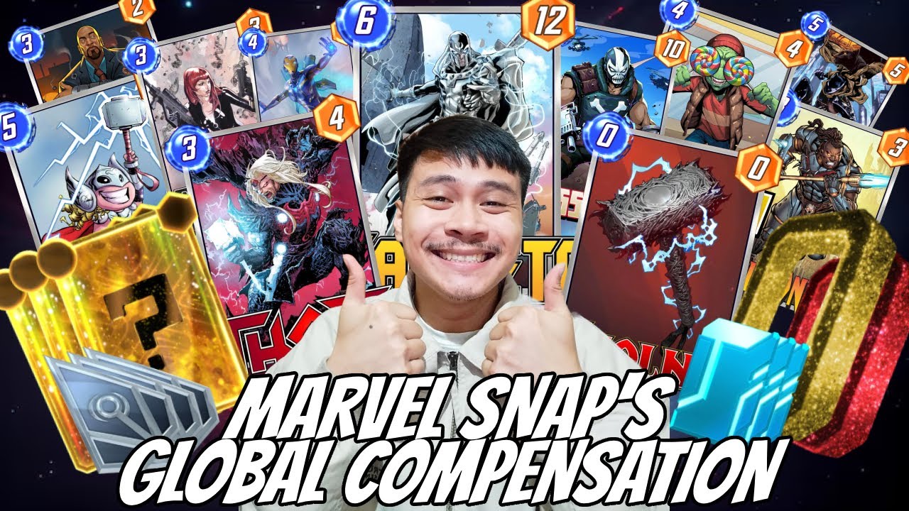 MARVEL SNAP'S GLOBAL COMPENSATION + COMPENSATED GIFTS DECK GAMEPLAY ...
