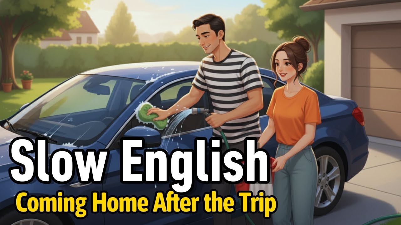 5 Simple English Conversations – Day 13 | Coming Home After the Trip ...