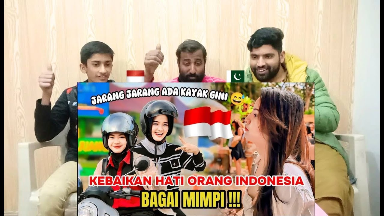 Luar Biasa Bangga!! Bule plonga plongo sebut kebaikan hati orang INDONESIA🇮 Pakistani Reaksi D-R ...