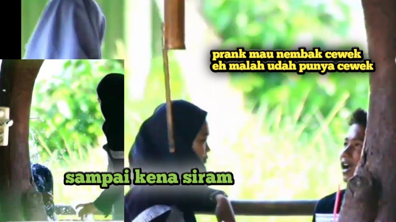 PRANK NEMBAK CEWEK TAPI UDAH PUNYA CEWEK - YouTube