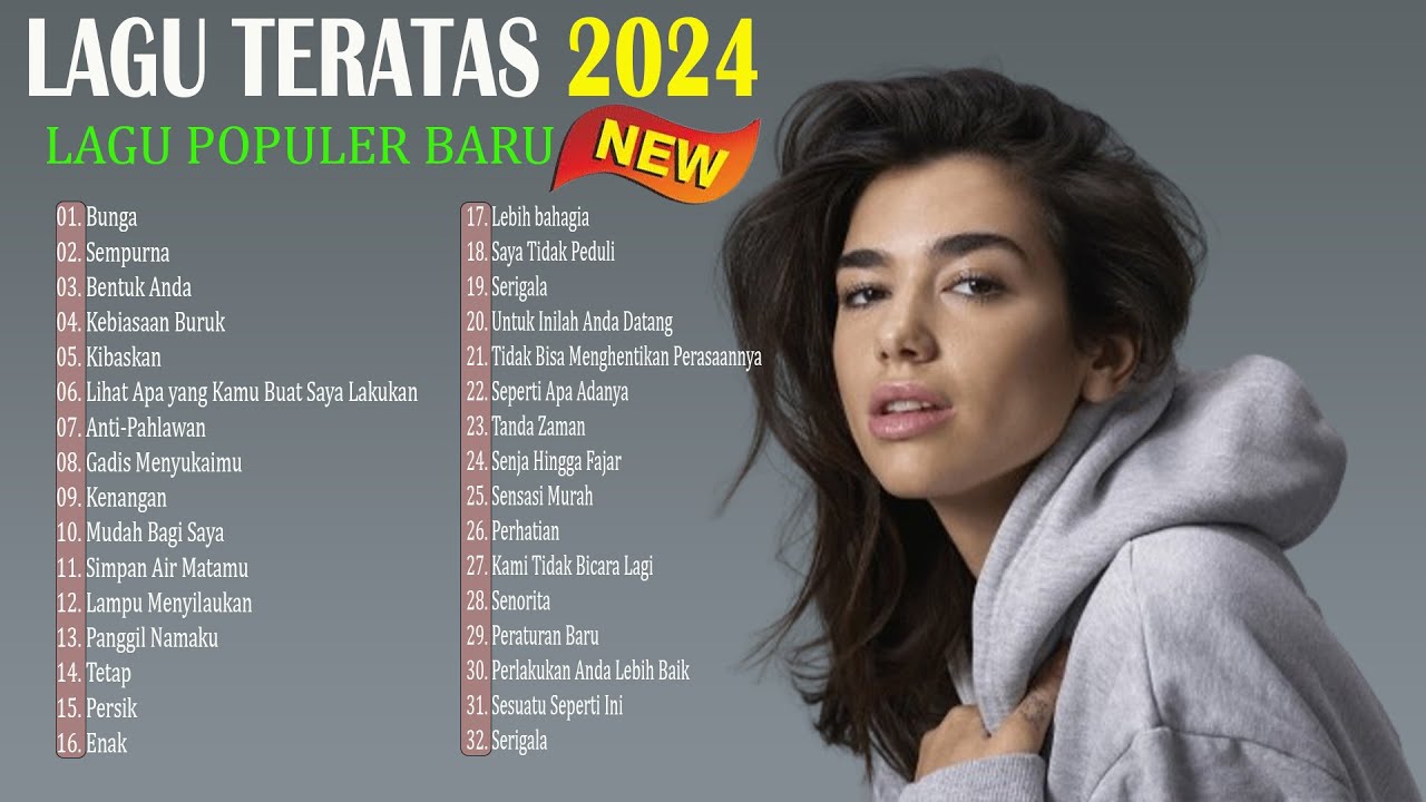 Musik Pop 2024 - Lagu Top Sepanjang Masa - Lagu Baru 2024 - Lagu ...