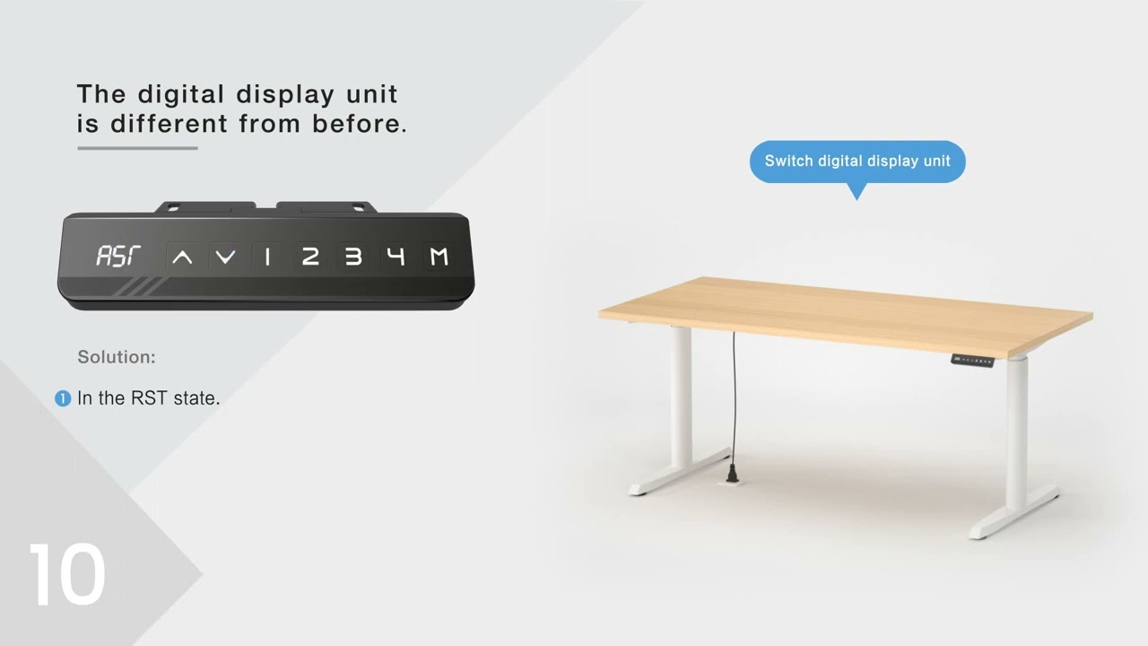 Jiecang Standing Desk Error Solution - YouTube